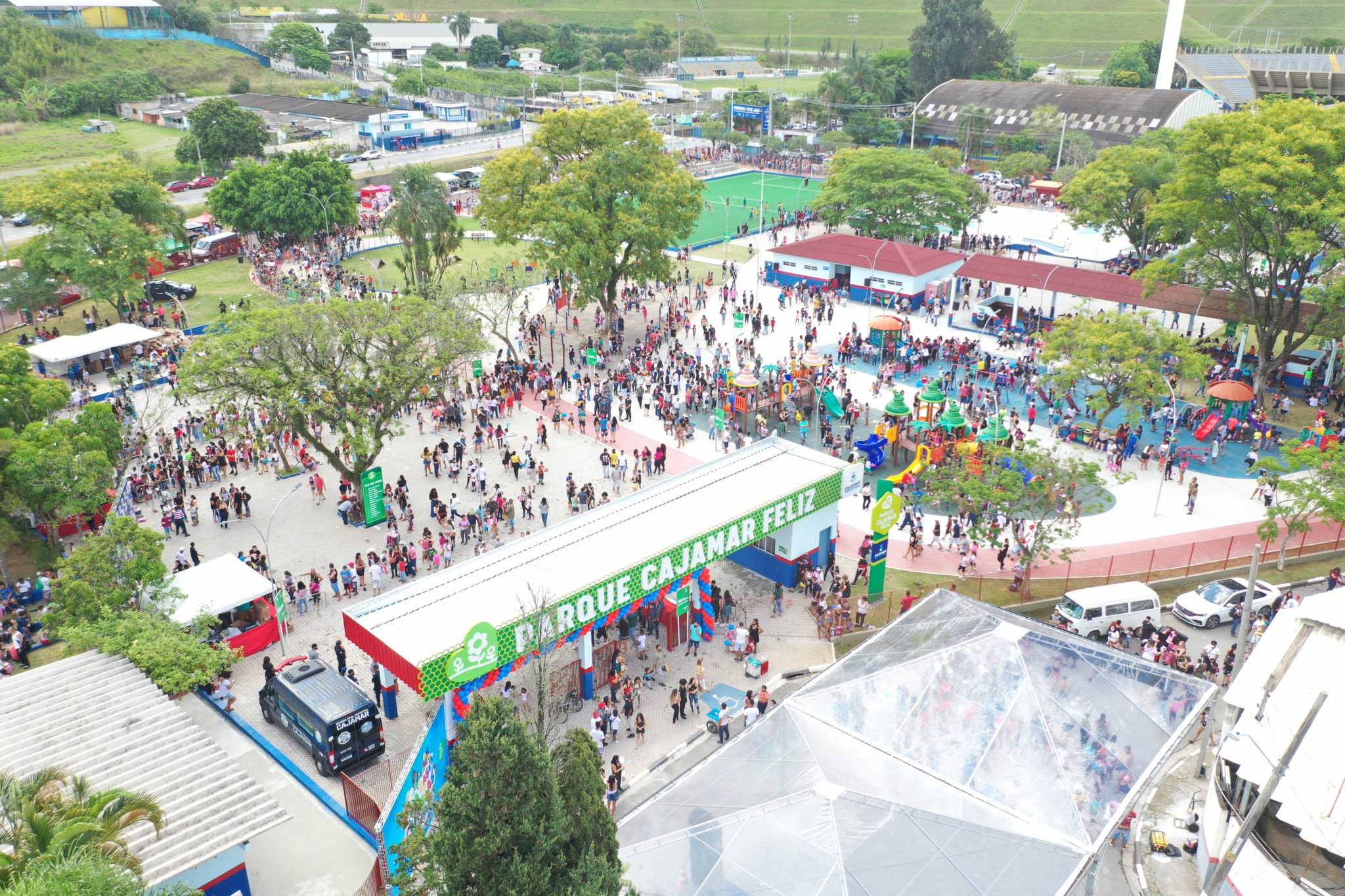 Primeiro Parque Municipal de Cajamar é inaugurado nesta terça-feira (12 ...