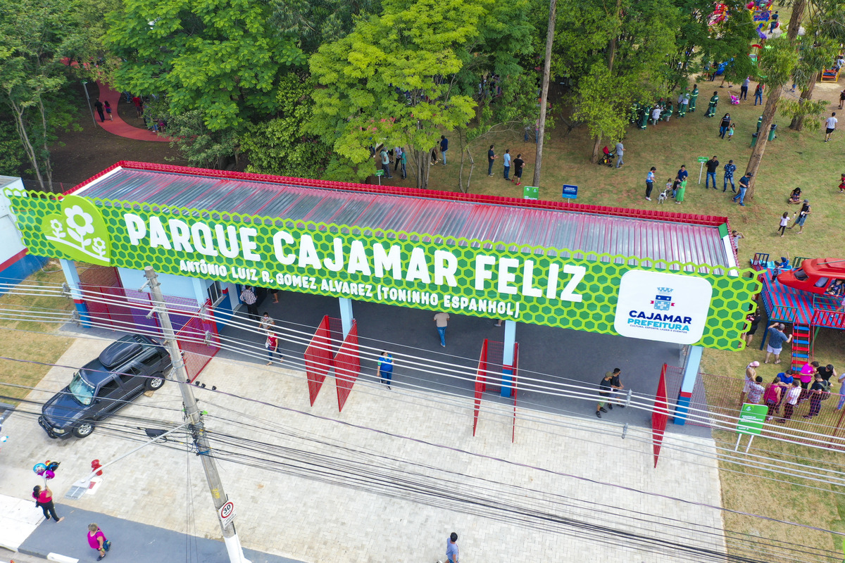Parque Cajamar Feliz do Polvilho foi inaugurado neste sábado (30 ...